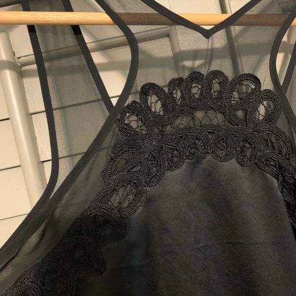 Free People | Intimates & Sleepwear | Free People Black Laser Cut High ...
